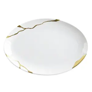 Bernardaud Kintsugi Oval Platter - White