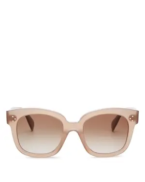 Celine Square Sunglasses, 54mm