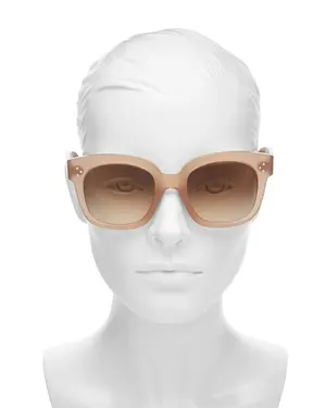 Celine Square Sunglasses, 54mm