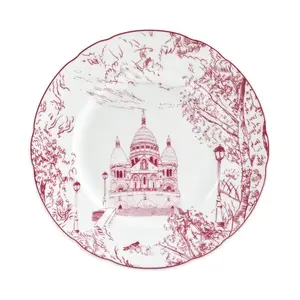 Bernardaud Tout Paris Assorted Salad Plates, Set Of 6 - Multi