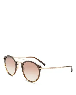 Oliver Spencer Remick Phantos 50mm Sunglasses - Tortoise/tan Gradient