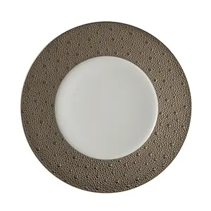 Bernardaud Ecume Dinner Plate - Platinum