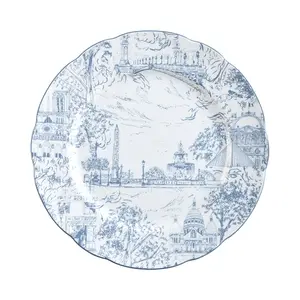 Bernardaud Tout Paris Dinner Plate - Blue
