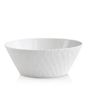 Bernardaud Twist White Collection Salad Bowl White