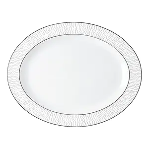Bernardaud Dune Oval Platter, 13 - No Color