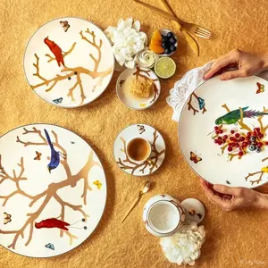 Bernardaud Aux Oiseaux Coupe Bread & Butter Plate, Small