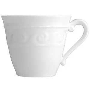 Bernardaud Louvre Coffee Cup - White