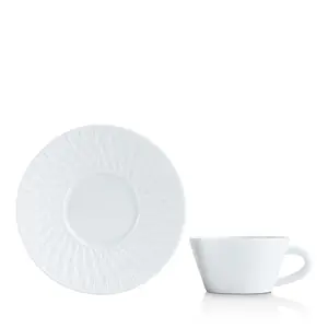 Bernardaud Twist Collection Tea Cup - White