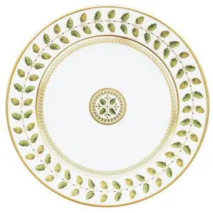 Bernardaud Constance Dinner Plate Green/gold