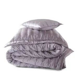 Gingerlily Windsor Coverlet, King - Silver