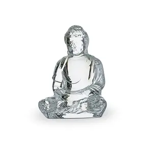 THE MARTHA, BY BACCARAT Buddha Figurine, Small - Clear