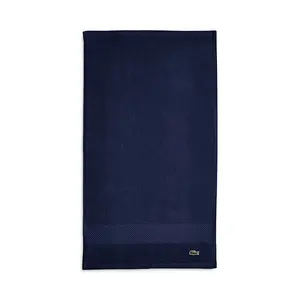 Lacoste Heritage Antimicrobial Hand Towel - Navy