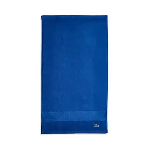 Lacoste Heritage Antimicrobial Hand Towel - Surf Blue