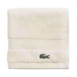 Lacoste Heritage Antimicrobial Washcloth Chalk