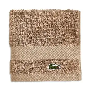 Lacoste Heritage Antimicrobial Washcloth Sand