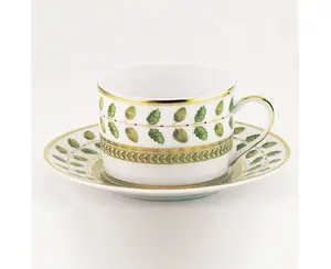 Bernardaud Constance Tea Cup - Green/gold