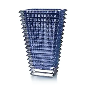 THE MARTHA, BY BACCARAT Eye Rectangular Large Vase Blue