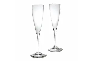 THE MARTHA, BY BACCARAT Dom Perignon Flute Pair