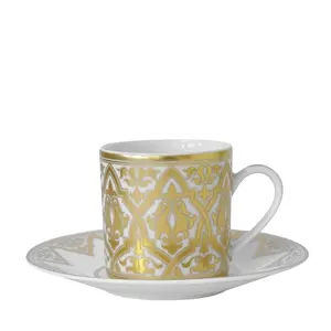 Bernardaud Venise After-dinner Saucer - White/gold