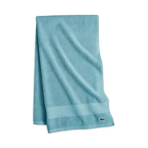 Lacoste Heritage Antimicrobial Bath Sheet Celestial