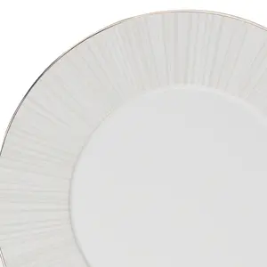 Bernardaud Silva Dinner Plate - White