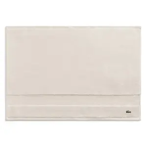 Lacoste Heritage Antimicrobial Tub Mat Chalk
