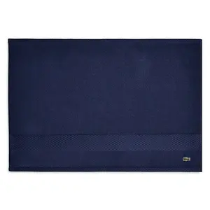 Lacoste Heritage Antimicrobial Tub Mat Navy
