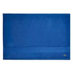 Lacoste Heritage Antimicrobial Tub Mat - Surf Blue