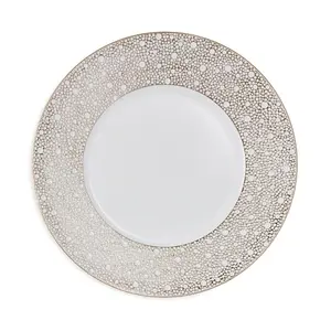 Bernardaud Ecume Mordore Dinner Plate - White