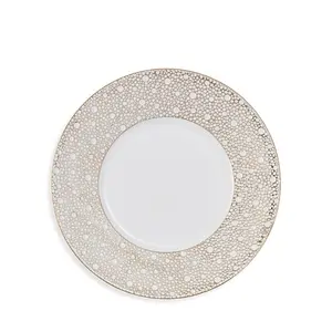 Bernardaud Ecume Mordore Salad Plate - White