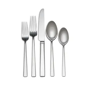 REED & BARTON Cole Stainless Steel 65 Piece Flatware Set, Service For 12 - Metallic