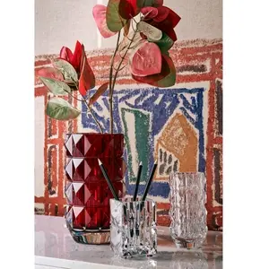 THE MARTHA, BY BACCARAT Louxor Round Medium Vase - Red