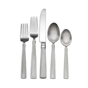 REED & BARTON Crescendo Ii Stainless Steel 65 Piece Flatware Set, Service For 12