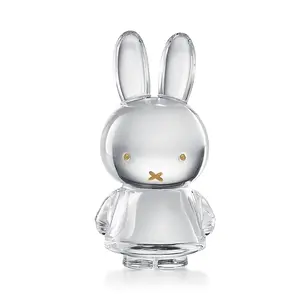 THE MARTHA, BY BACCARAT Miffy Bunny Sculpture - Clear/gold