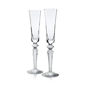 THE MARTHA, BY BACCARAT Mille Nuits Flutissimo, Set Of 2 - Clear
