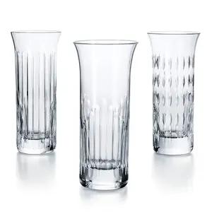 THE MARTHA, BY BACCARAT Flora Bud Vase, Set Of 3 - Clear