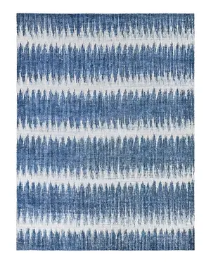 EXQUISITE RUGS Chroma Er4808 Area Rug, 6' X 9 - Navy