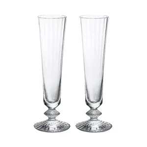 THE MARTHA, BY BACCARAT Mille Nuits Flute, Set Of 2 - Clear