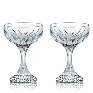 THE MARTHA, BY BACCARAT Massena Champagne Coupe, Set Of 2 - Clear