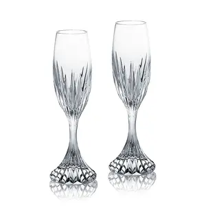 THE MARTHA, BY BACCARAT Massena Champagne Flute, Set Of 2 - Clear
