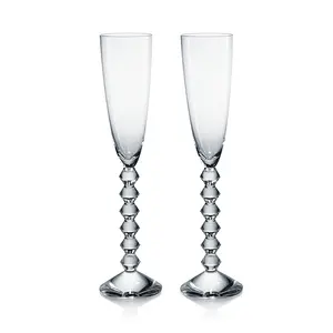 THE MARTHA, BY BACCARAT Vega Flutissimo Champagne Flute, Set Of 2 - Clear