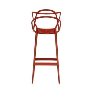 KARTELL Masters Bar Stool - Rust Orange