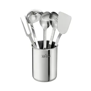 ALL-CLAD Stainless Steel 5-piece Tool Set & Caddy - No Color