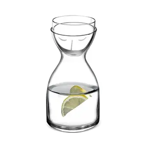NUDE GLASS Mr. & Mrs. Small Bedside Water Set - Clear