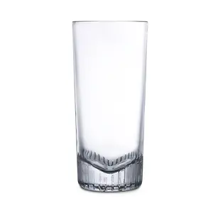 NUDE GLASS Caldera Highball Glass, Set Of 4 - Clear