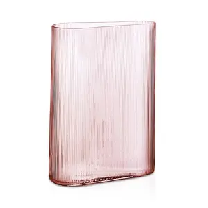 NUDE GLASS Mist Tall Vase - Dusty Rose