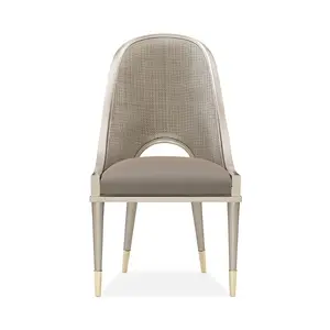 CARACOLE Cane I Join You Dining Chair - Neutral Metallic