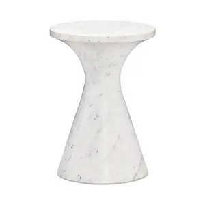 BERNHARDT Isabelle Accent Table - White Marble