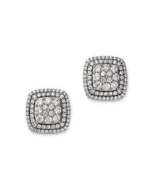 White Diamond Earrings