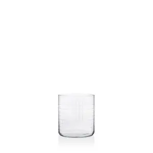 NUDE GLASS Finesse Grid Double Old Fashioned Whisky Glass, Set Of 4
